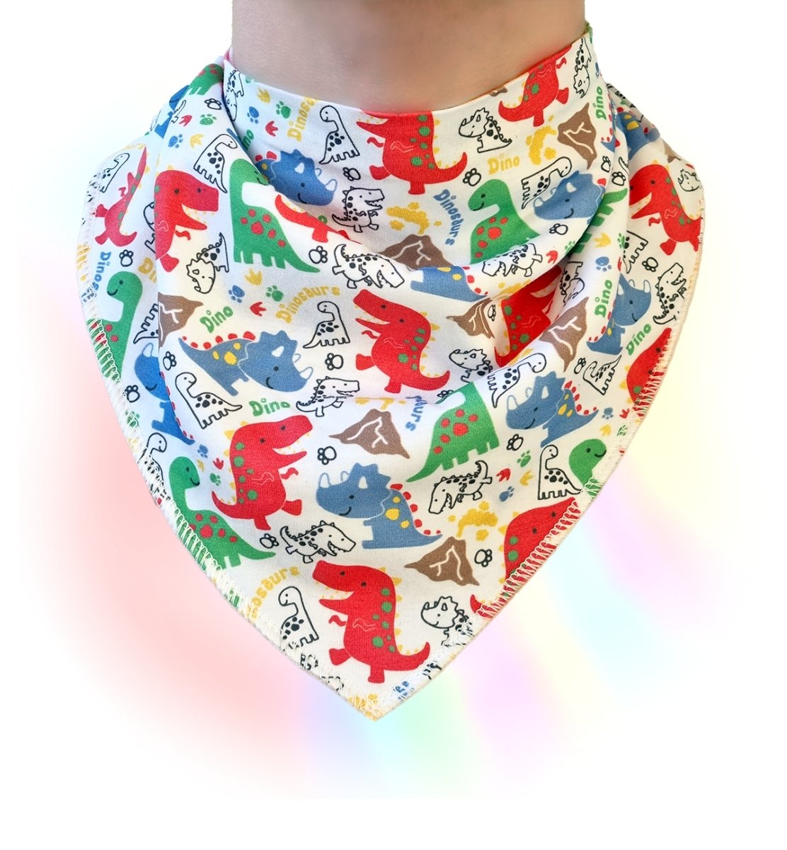 ABDL Adult Dinosaur Snaps Bandana Set - Set of 3 - Dino Bib ddlb ddlg ...