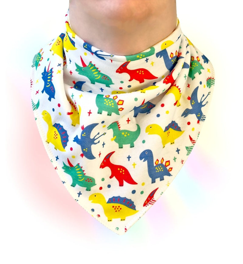 ABDL Adult Snaps Bandana - Dinosaur v1 Design - Dino ddlb ddlg bib abdl ...