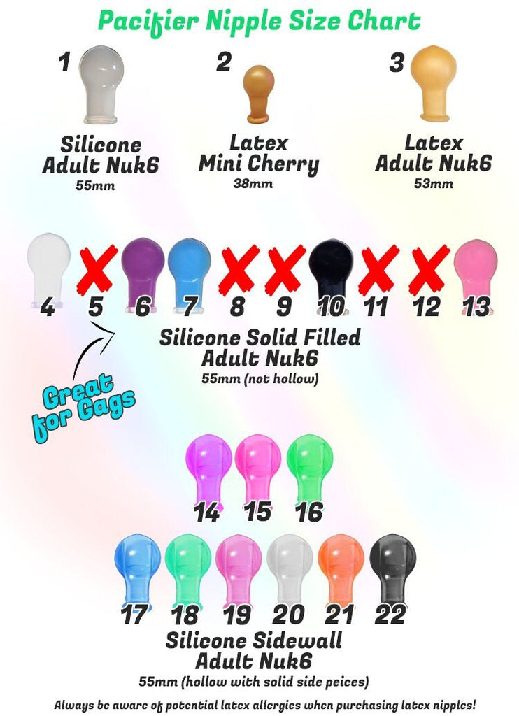 Adult Pacifier - Special Transparent Shield Edition - ABDL Dummy ...